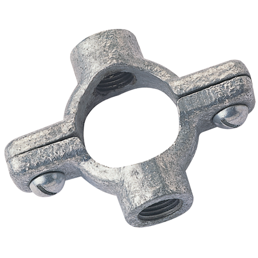 Pipe Rings, FTM - Double M10 Tapping, Galvanised